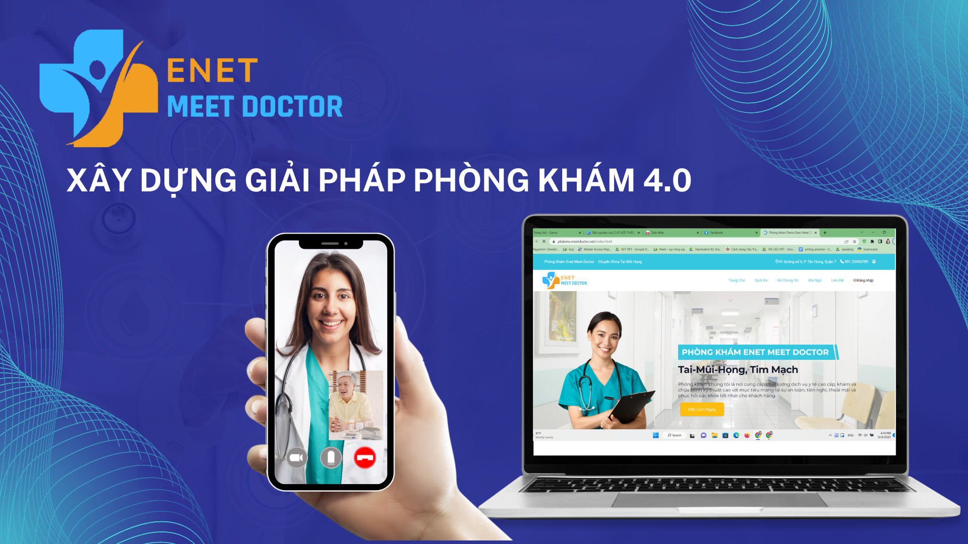Chuyển đổi số y tế - Phần mềm Enet MeetDoctor